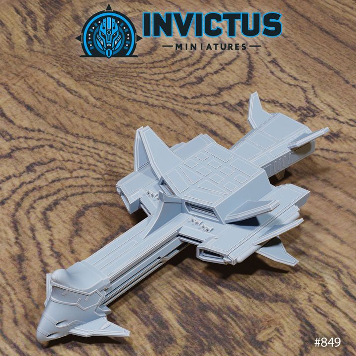 3D Printable Flagman Star Ship (Tactical) / Star Battle Vehicle / Alien ...