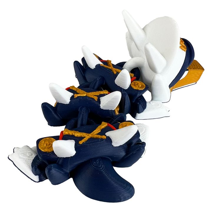 3D Printable Mini Marine Dragon by Steven Wolf Studio