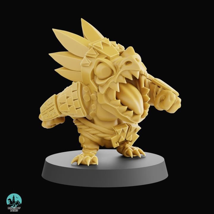 3D Printable TEAM #3 - LIZARD PUNCH - LIZARD TEAM - Fantasy Football by ...