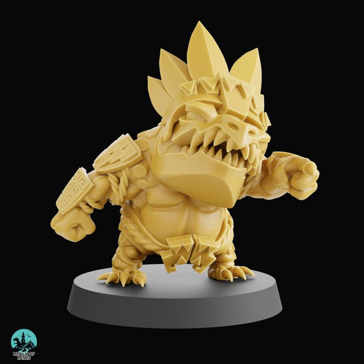 3D Printable TEAM #3 - LIZARD PUNCH - LIZARD TEAM - Fantasy Football by ...