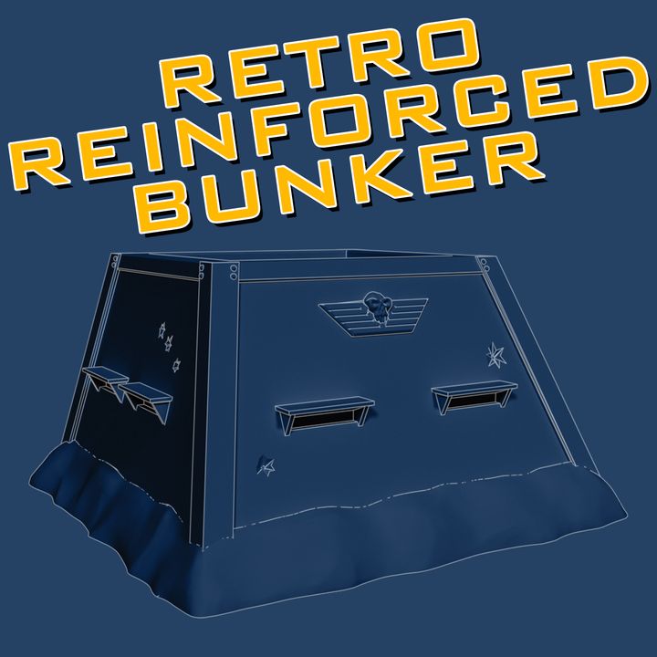 3D Printable Retro Reinforced Bunker by Doctor Spork