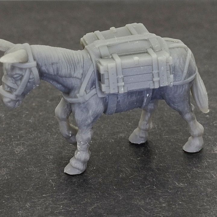 3D Printable 28 mm generic mule tow by Studio Grozny