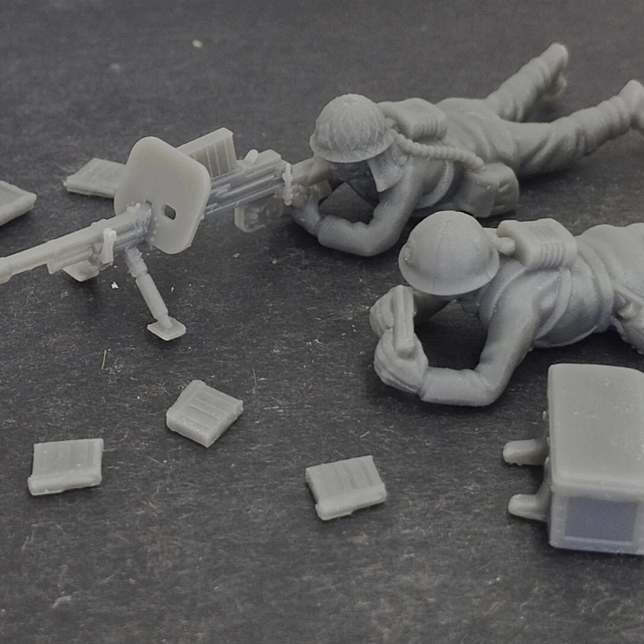 3D Printable 28 mm Japan SNLF AT RIFLE TEAM by Studio Grozny
