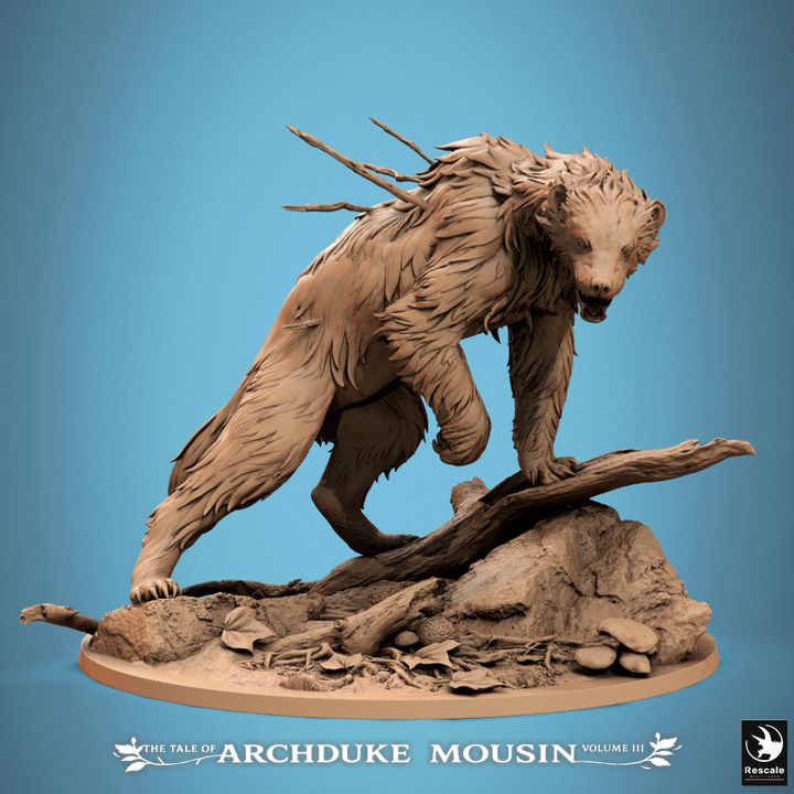 3D Printable Wolverine by Rescale Miniatures