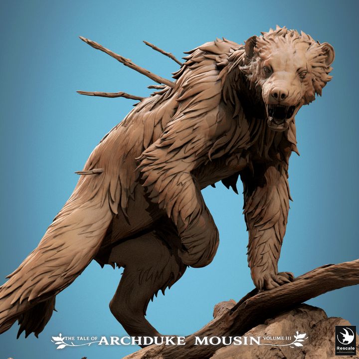 3D Printable Wolverine by Rescale Miniatures