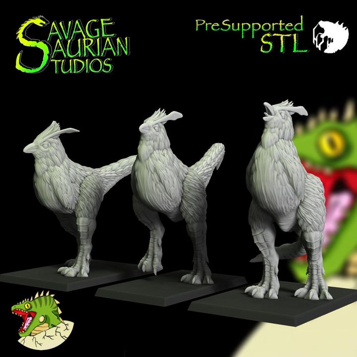 3D Printable Snowskippers by Savage Saurian Studios