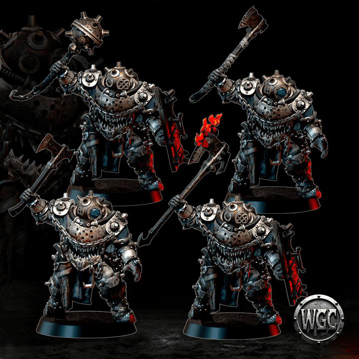 3D Printable Abyssal Iron Gorger (HTH weapon) by WargamesCrew