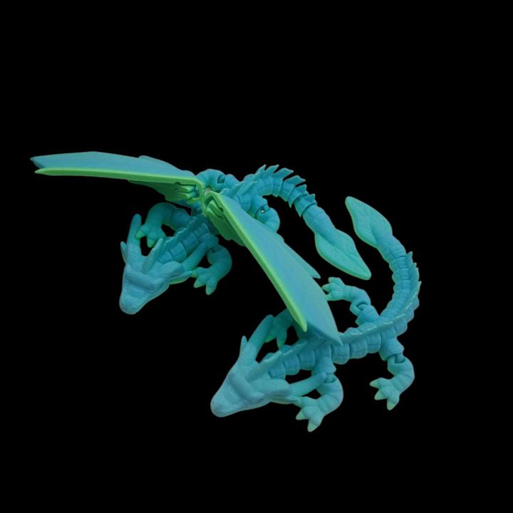 3D Printable Articulated Leafwing Dragon Baby Flexi by The Dragon's Den