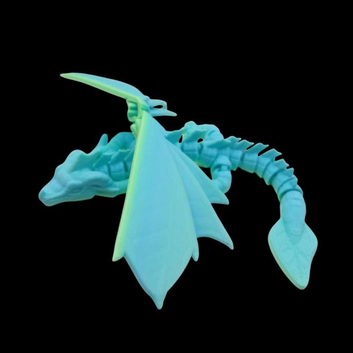 3D Printable Articulated Leafwing Dragon Baby Flexi by The Dragon's Den