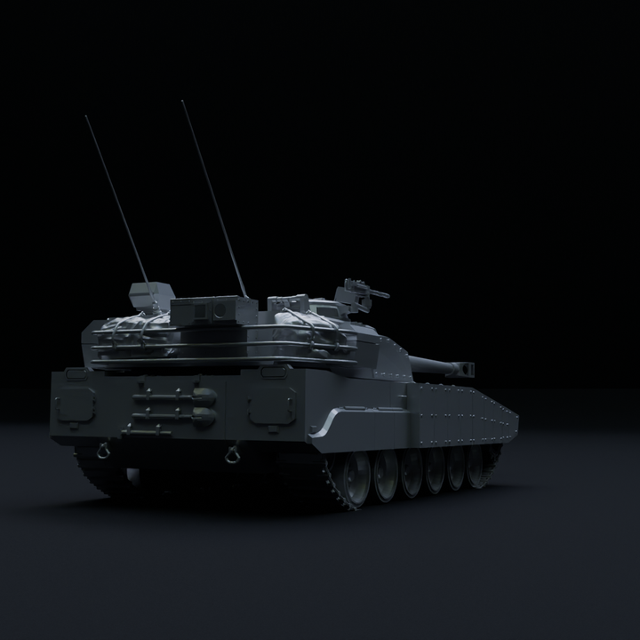 3D Printable Swedish STRV 2000 MBT by The Military Industrial Complex