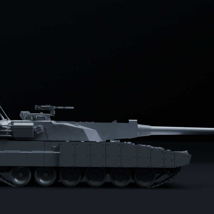 3D Printable Swedish STRV 2000 MBT by The Military Industrial Complex