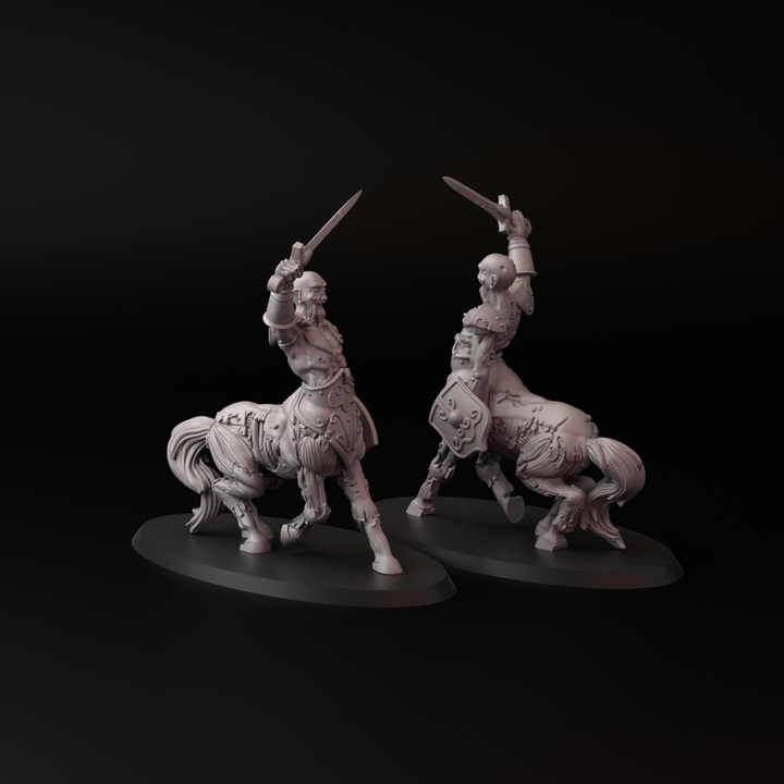 3D Printable Zombie Centaurs by Crosslances