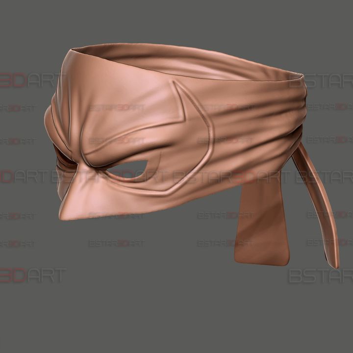3D Printable Ninja Assassin Eye Mask - Halloween Cosplay by 3DpropsDesigns