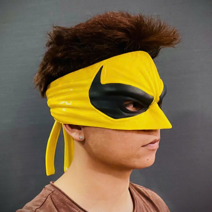 3D Printable Ninja Assassin Eye Mask - Halloween Cosplay by 3DpropsDesigns