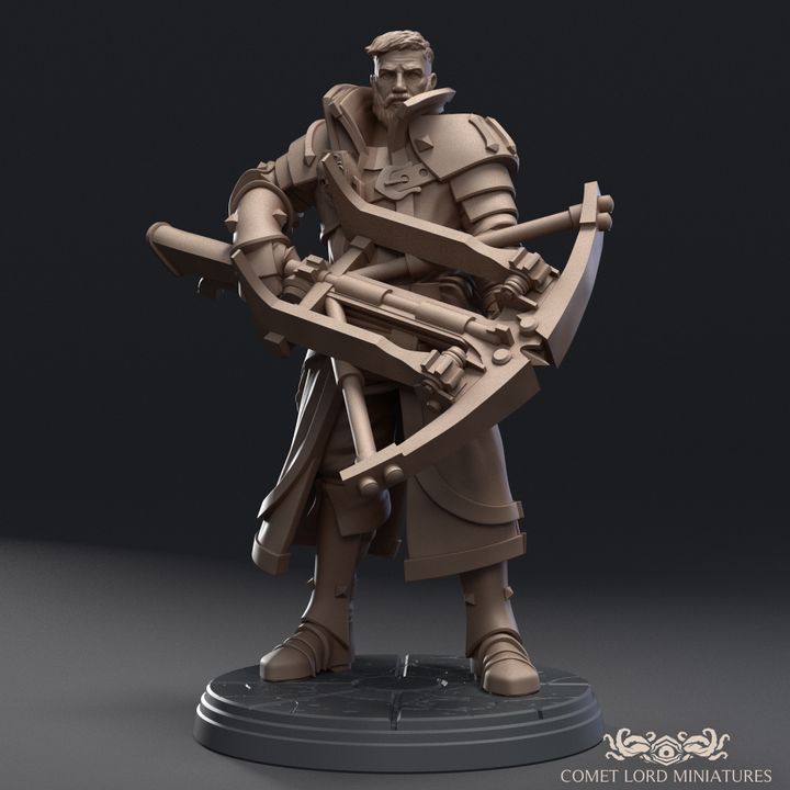 3D Printable Jericho, Bloodhunter by Comet Lord Miniatures