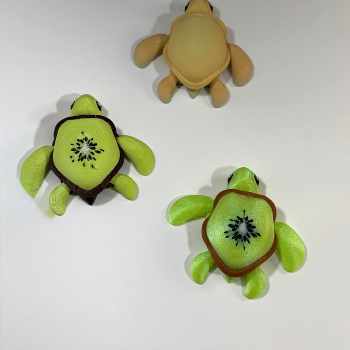3D Printable Kiwi Turtle by Teal Cat Creative