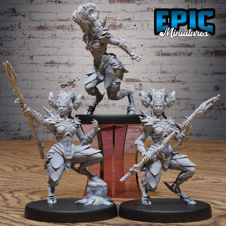 3D Printable Witch Forest Set / Magical Hag & Crone Encounter / Occult ...