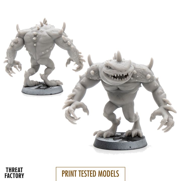 3D Printable Death Slaad by Threat Factory