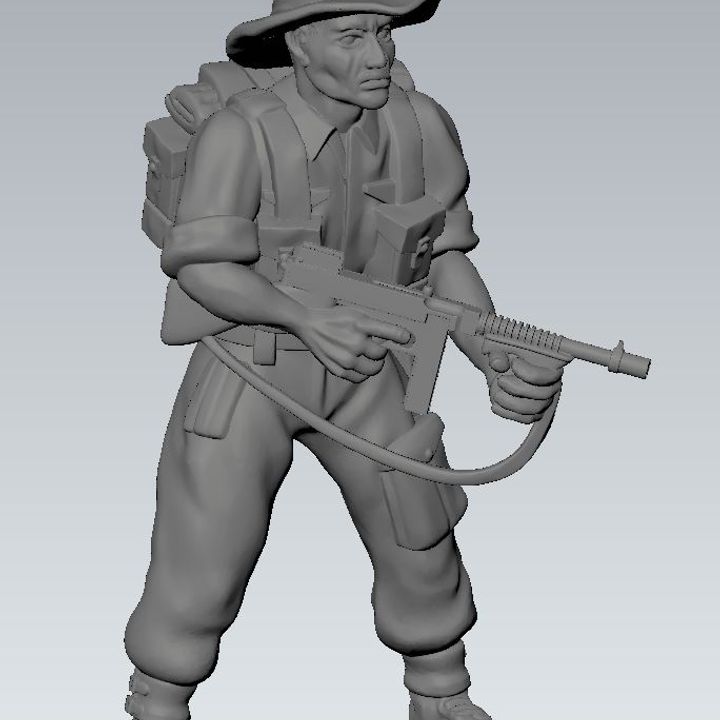 3D Printable 28 mm Chindit combat squad by Studio Grozny