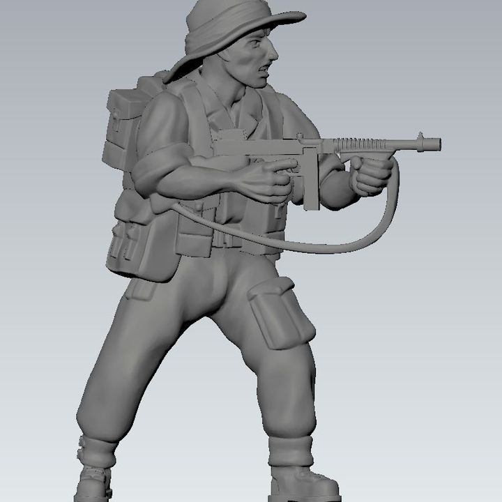 3D Printable 28 mm Chindit combat squad by Studio Grozny
