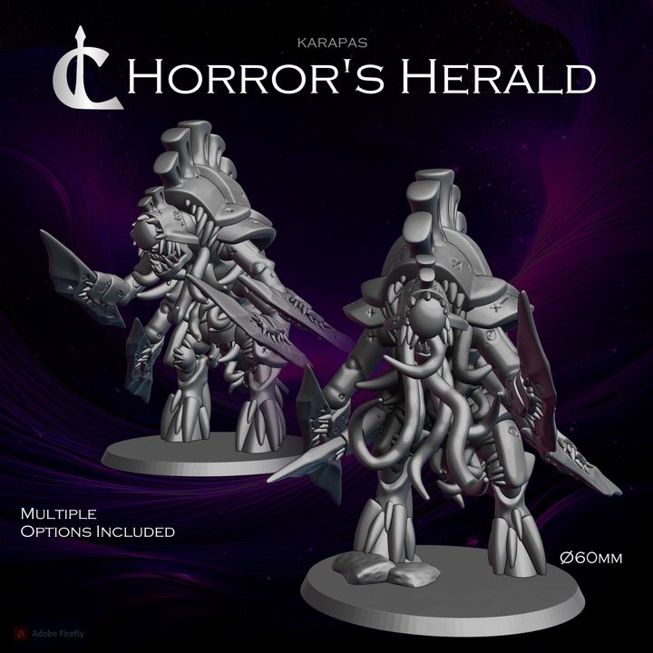 3D Printable Horror's Herald - Presupported by Weeping Stars