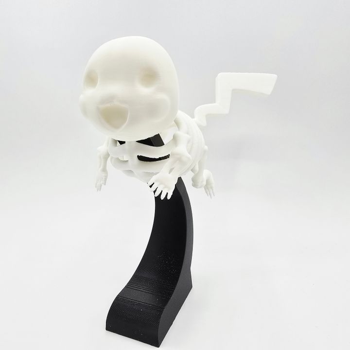 3D Printable Skeleton Pikachu FanArt by Fillifuu