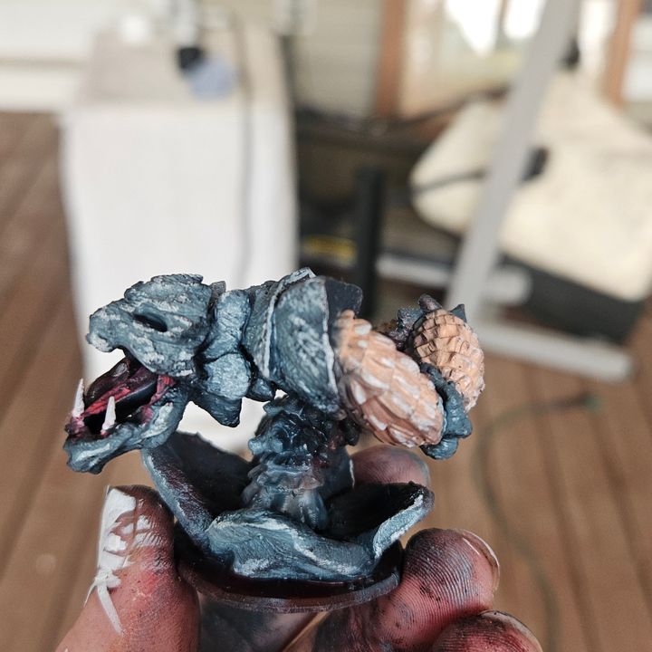 3D Printable Earth Worm Elemental by Hunter Lowrey