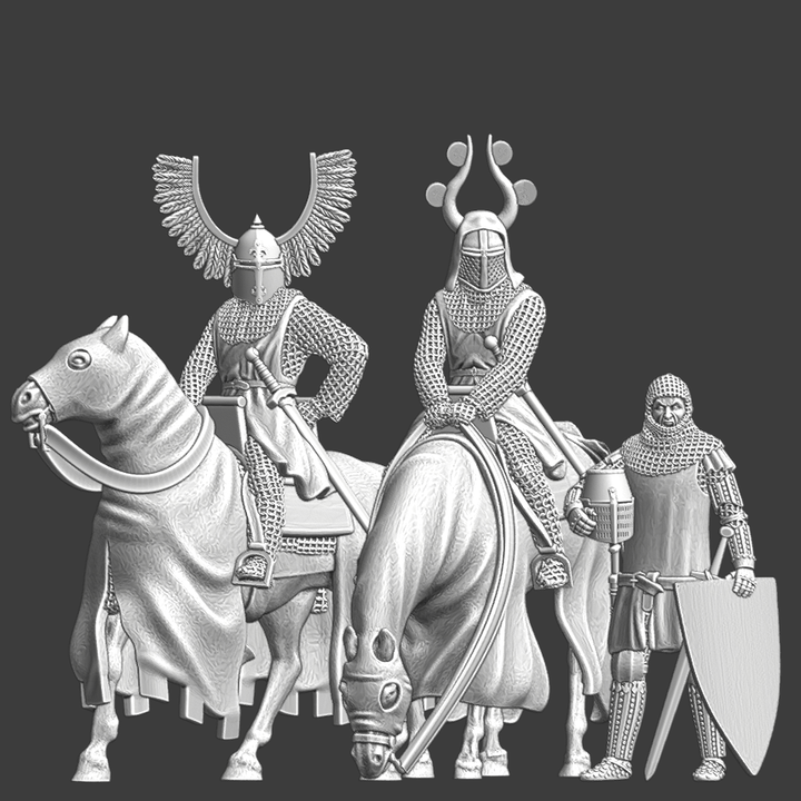 3D Printable Medieval Command - Baltic Crusades by Northern Crusades ...