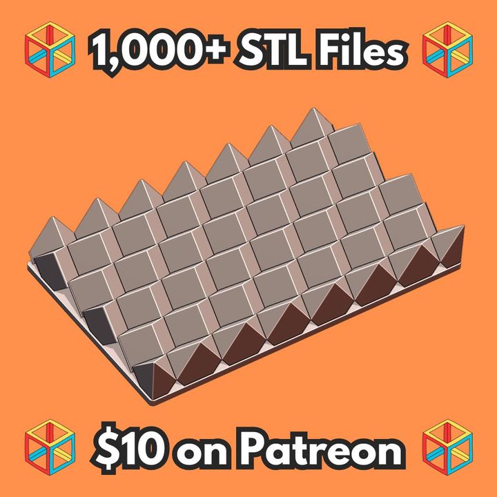 3D Printable Abstract Geometric Cube Soap Dish or Sponge Holder ...