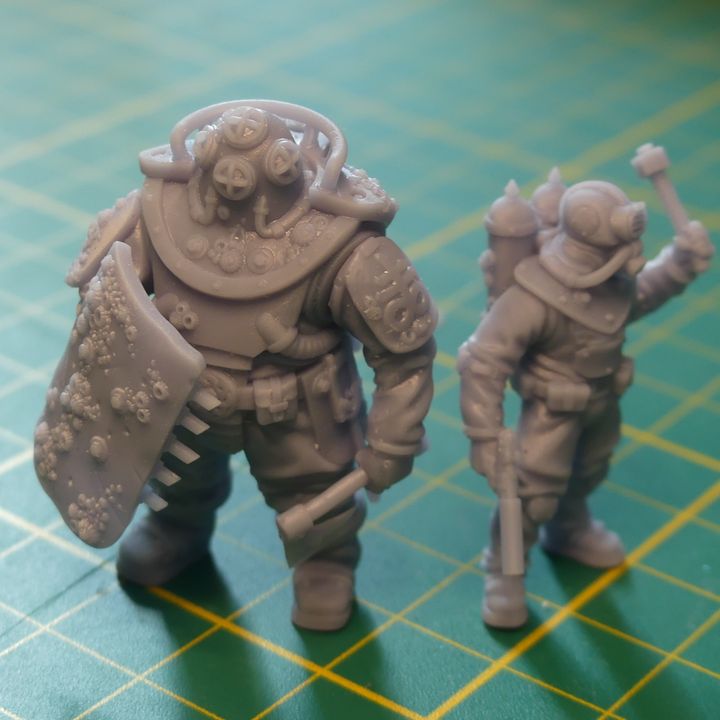 3D Printable CHARYBDIS PELAGIC WANDERERS (Pre-Supported/multiparts) by ...