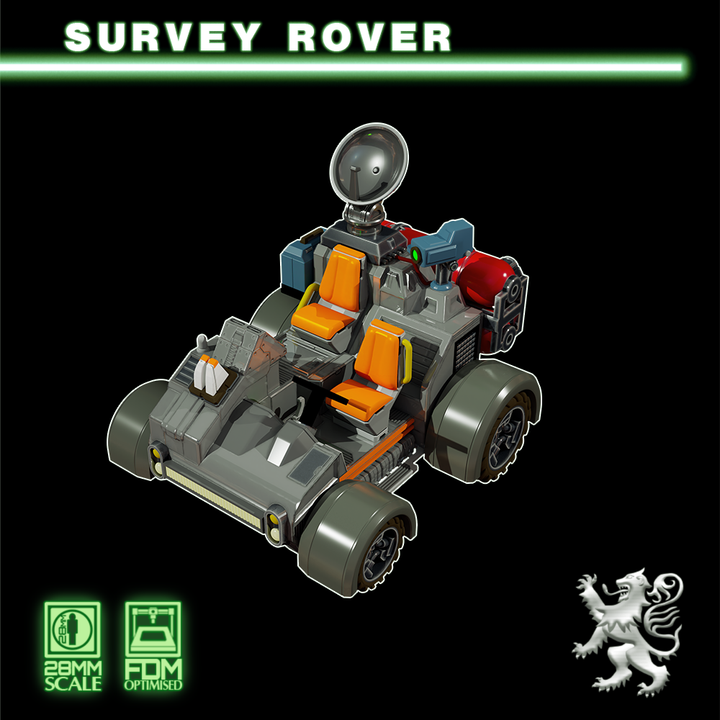 3D Printable Survey Rover by 2nd Dynasty