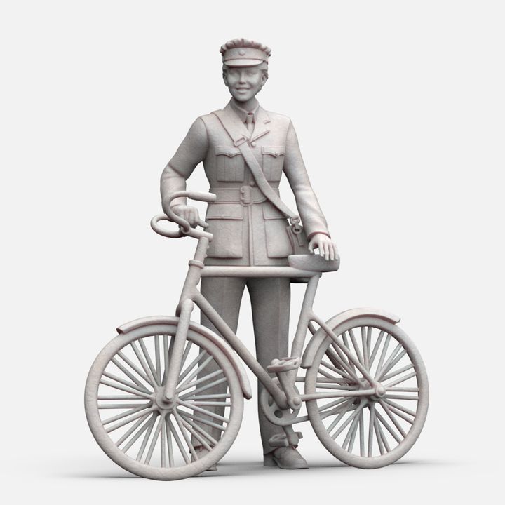 3D Printable British Ground Personnel WW2 by Dmitry Tishchenkov
