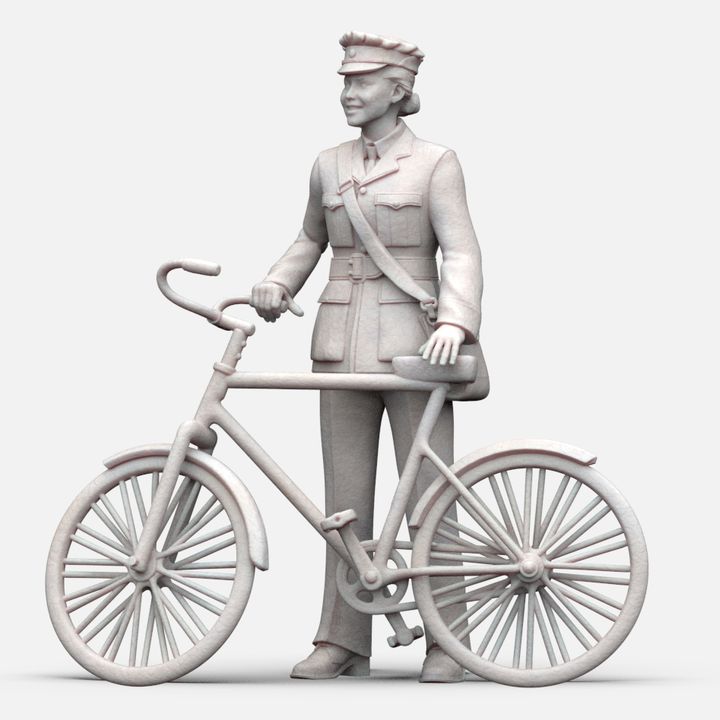 3D Printable British Ground Personnel WW2 by Dmitry Tishchenkov