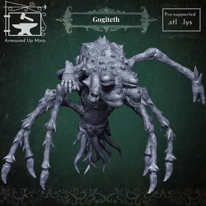 3D Printable Gogiteth by Armoured Up Minis