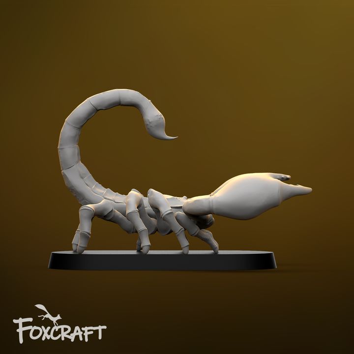 3D Printable Large Scorpions by FoxCraft Creations