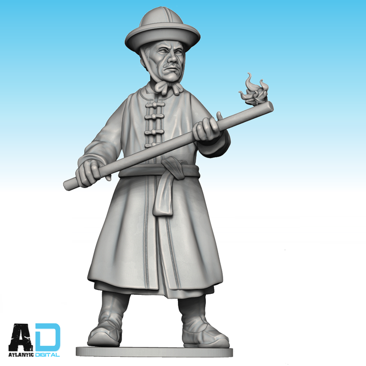 3D Printable Ming Empire War-Wagon (Pian Xiang Che) by Wargames Atlantic