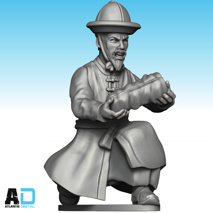 3D Printable Ming Empire War-Wagon (Pian Xiang Che) by Wargames Atlantic