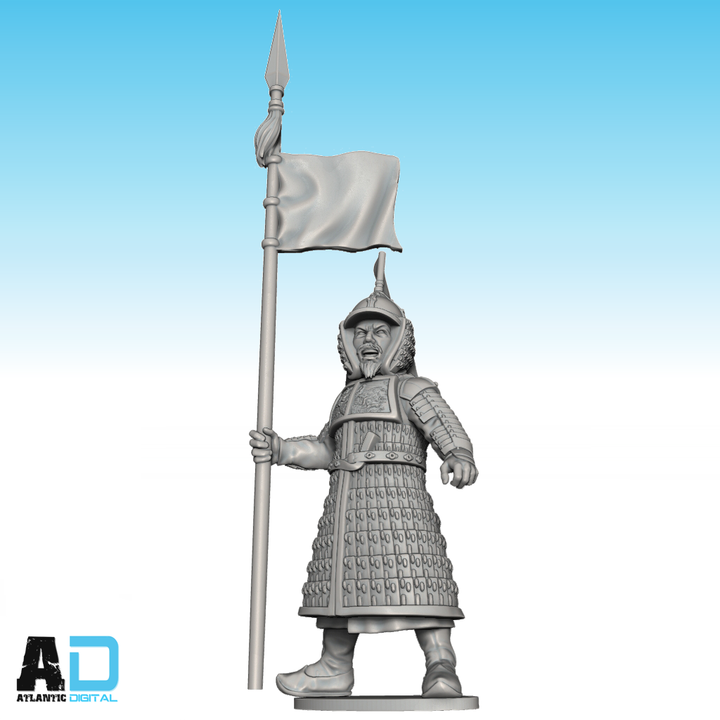 3D Printable Ming Empire War-Wagon (Pian Xiang Che) by Wargames Atlantic