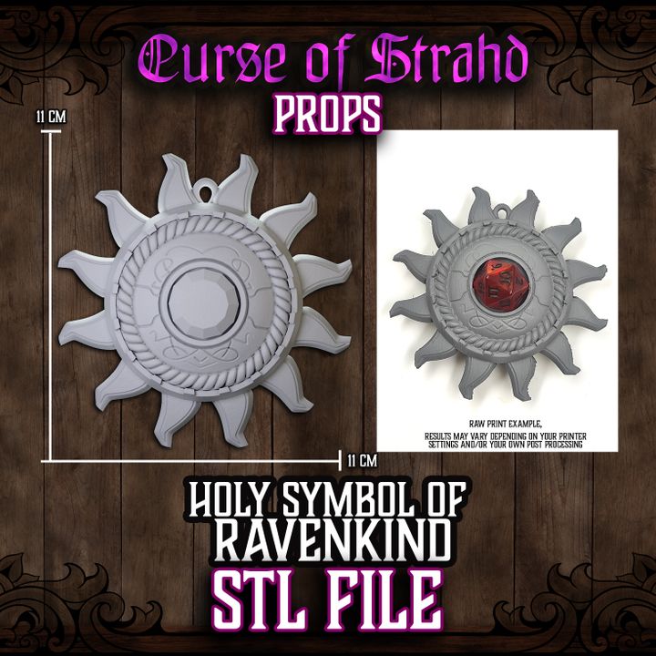 3D Printable Curse of Strahd 8+ 3D Printable Props Set - Sunsword ...