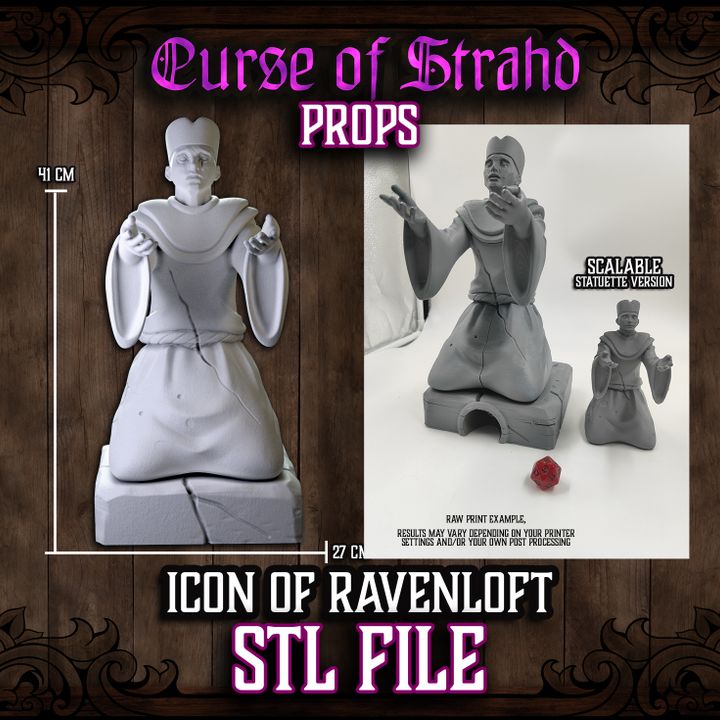 3D Printable Curse of Strahd 8+ 3D Printable Props Set - Sunsword - Holy Symbol of Ravenkind ...