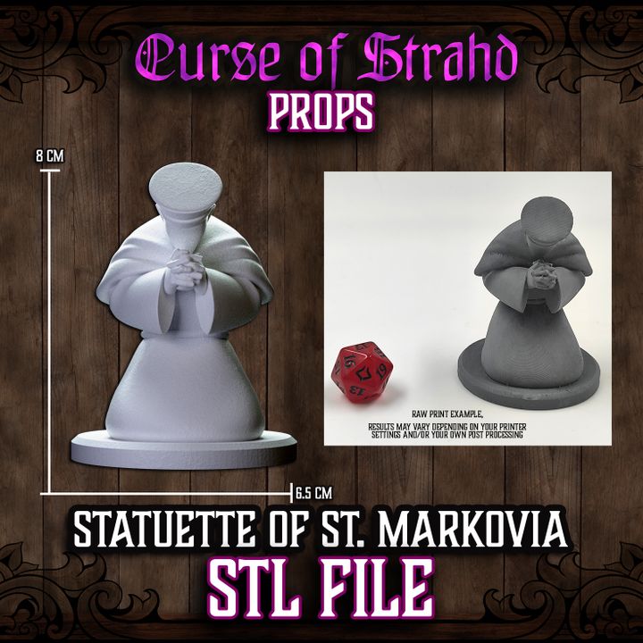 3D Printable Curse of Strahd 8+ 3D Printable Props Set - Sunsword ...