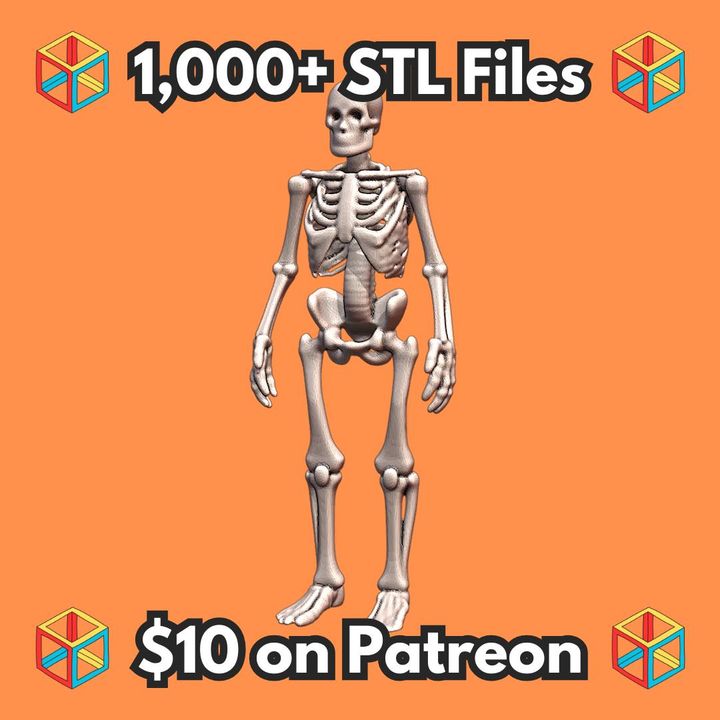 3D Printable 28mm DND Giant Skeleton of the Lost Undead Fantasy ...