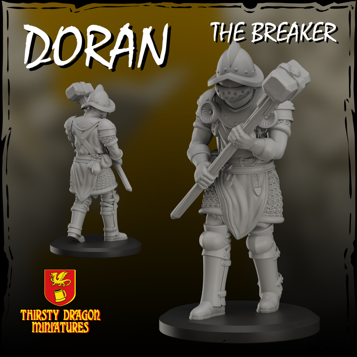 3D Printable Guards - Doran the Breaker by ThirstyDragon