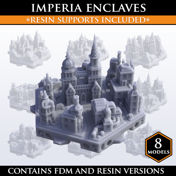 3D Printable Hexton Hills Imperia Enclaves by Hexton Hills