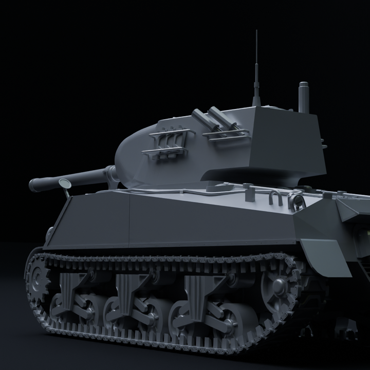 3D Printable Yugoslav SO 122 tank by The Military Industrial Complex