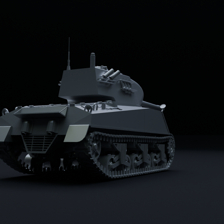 3D Printable Yugoslav SO 122 tank by The Military Industrial Complex