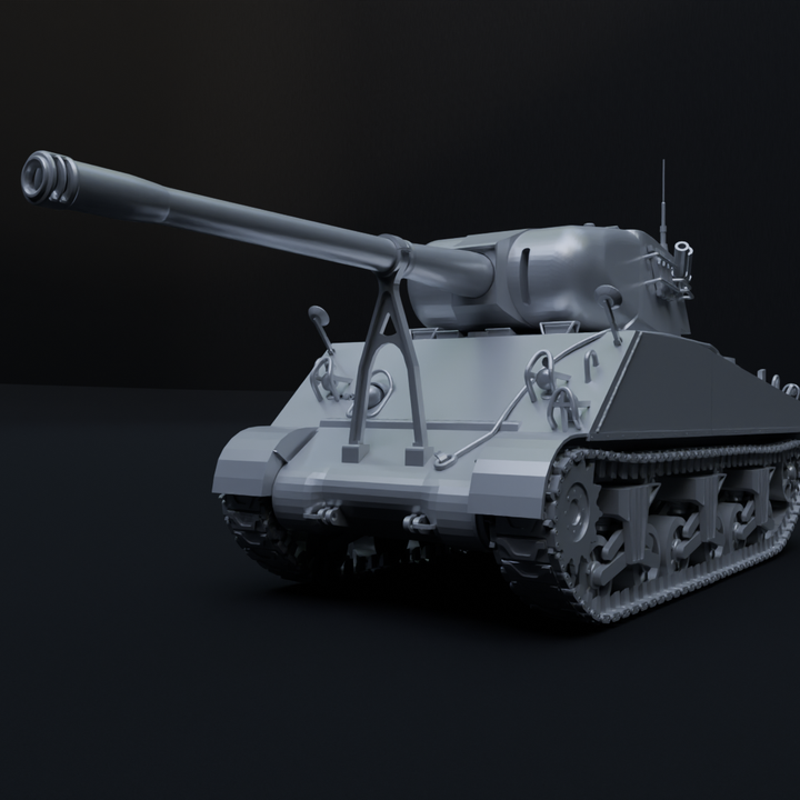 3D Printable Yugoslav SO 122 tank by The Military Industrial Complex