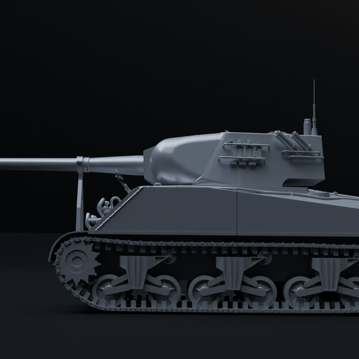 3D Printable Yugoslav SO 122 tank by The Military Industrial Complex