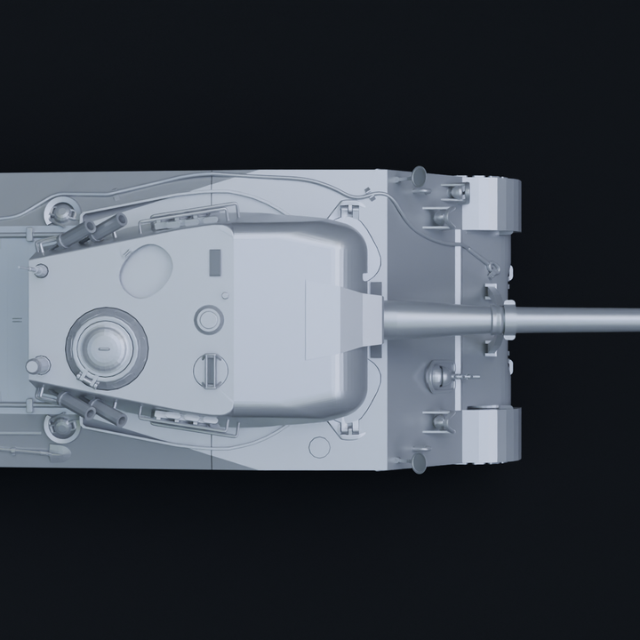 3D Printable Yugoslav SO 122 tank by The Military Industrial Complex