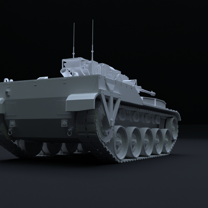 3D Printable US XM 274 HIMAG Light Tank by The Military Industrial Complex